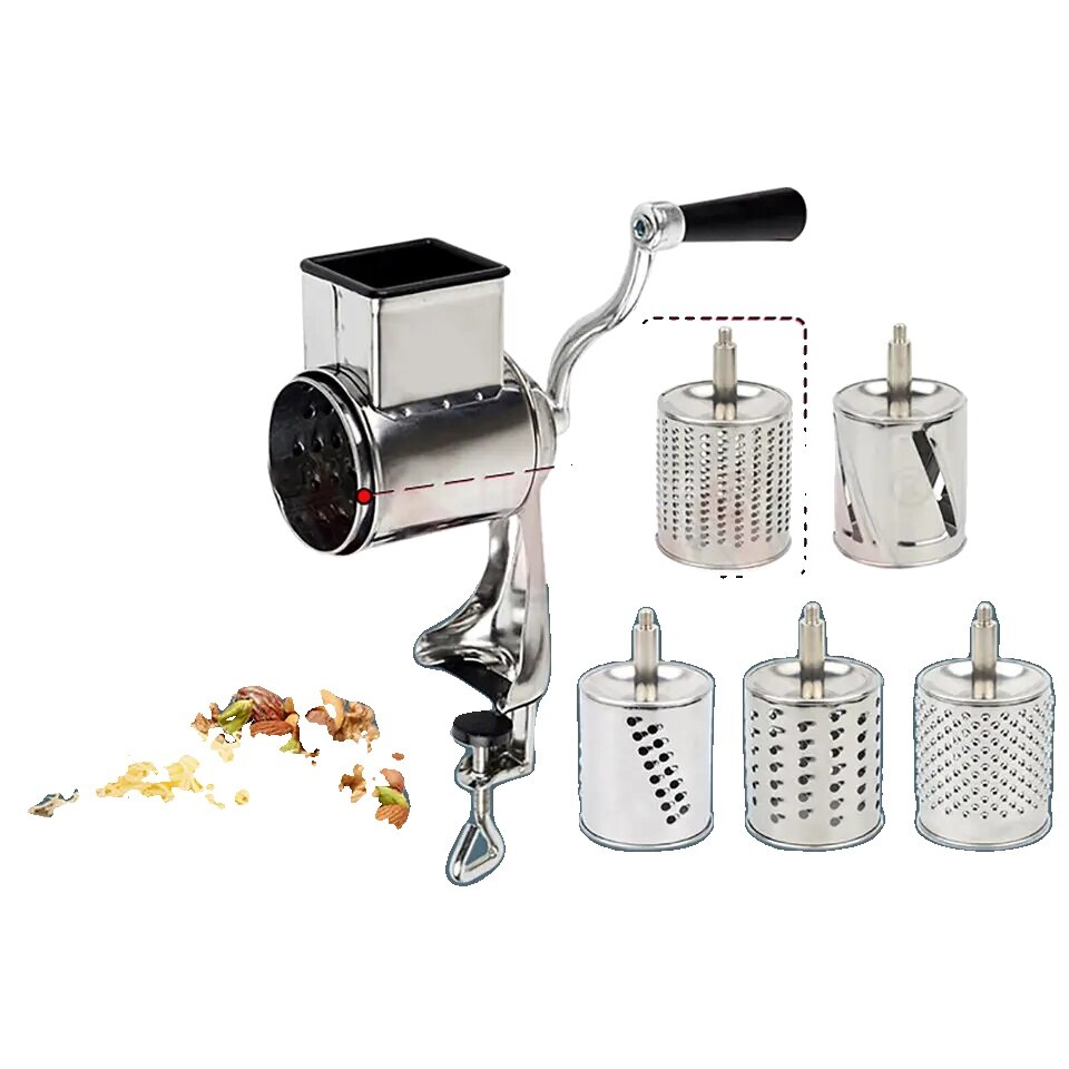 Razatoare rotativa, inox, 5 lame interschimbabile, 10x24cm - eMAG.ro