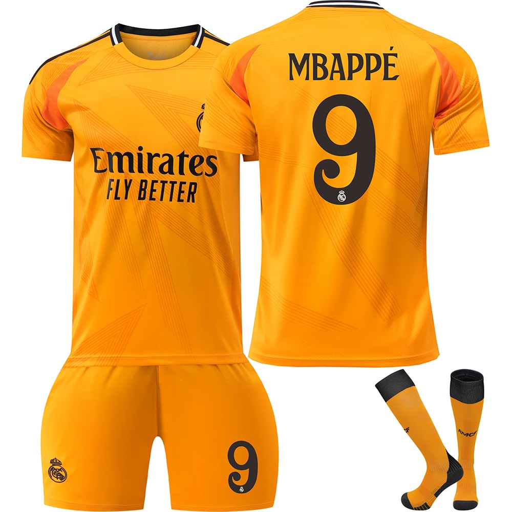 Echipament sportiv copii Real Madrid Mbappe Fotbal Tricou Set - eMAG.ro