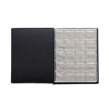 Album colectie monede, 250 buzunare, negru, 21.8x16.8cm - eMAG.ro