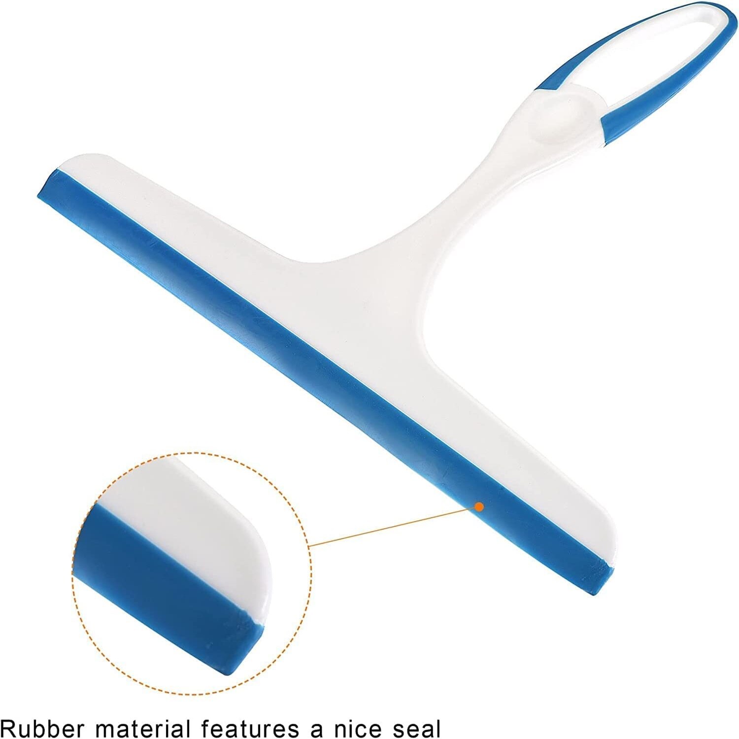 Stergator geam, multifunctional, anti-alunecare, plastic/silicon, alb ...