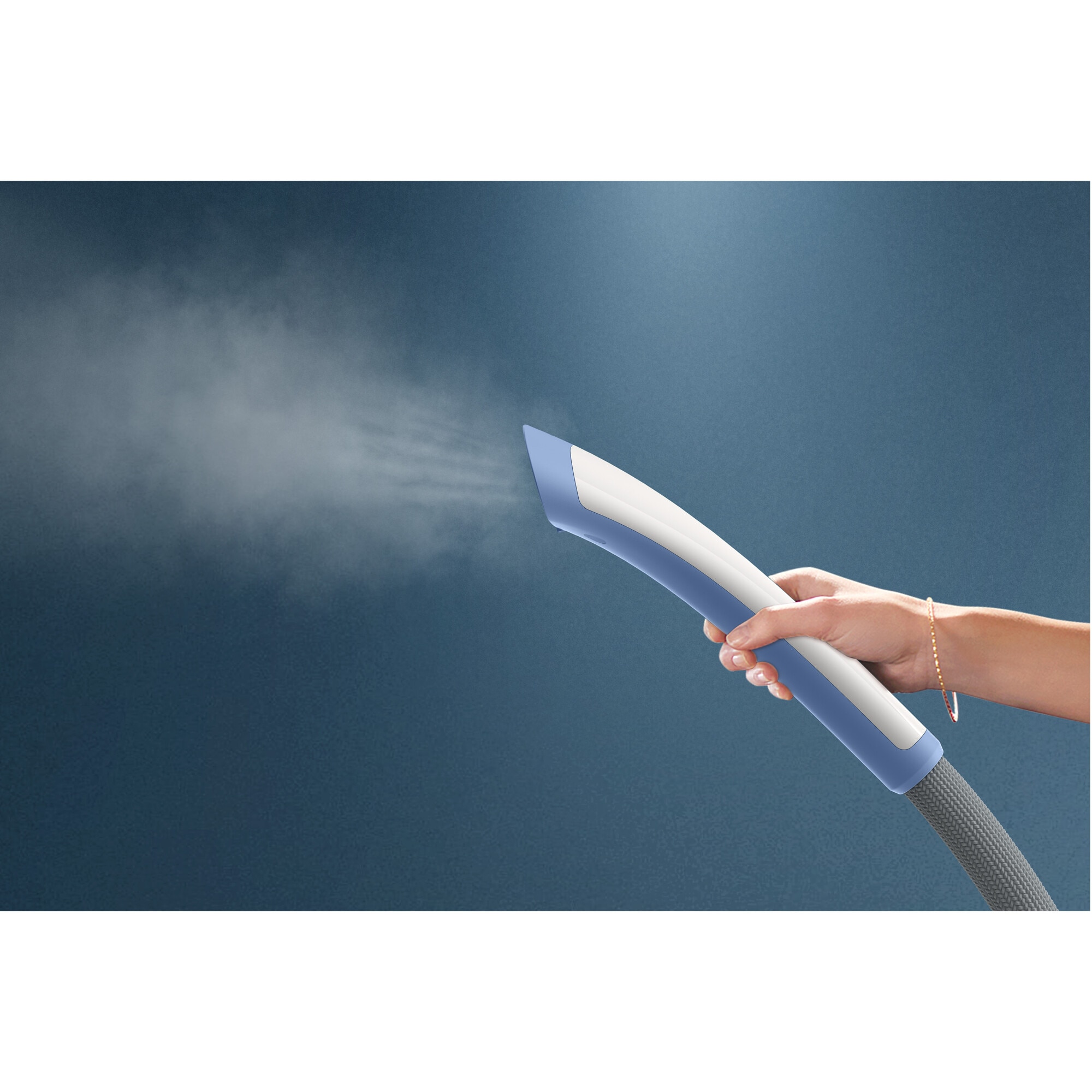 Aparat de calcat vertical cu picior Philips STE1030/20, (2 stalpi susținere) ajustabil pe ...