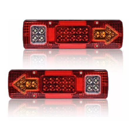 Set 2 Auto LED Lampi Stop, 4 Functii, Universale, Remorca, Camion ...
