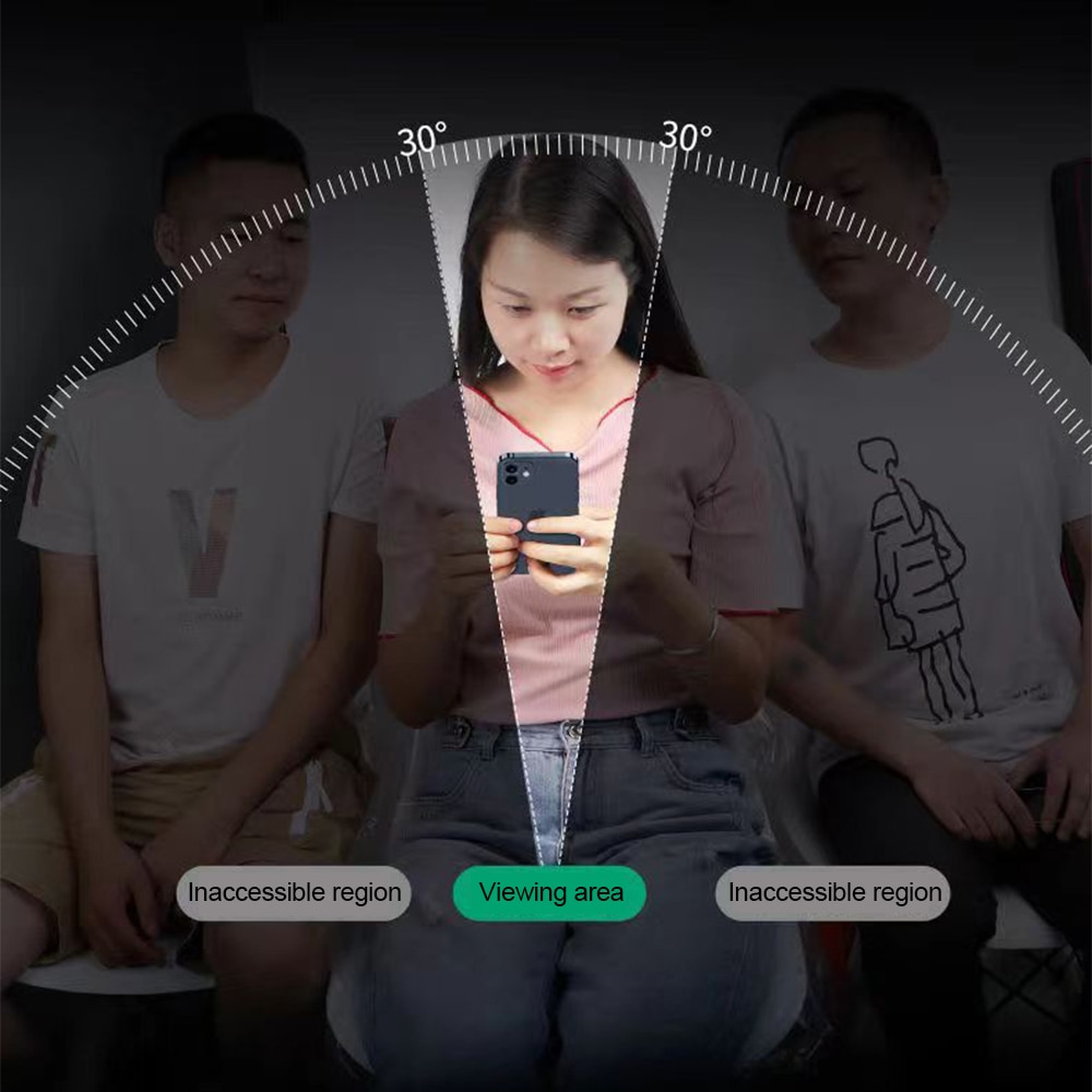 Protector de ecran 360 Privacy, Cozevdnt, set 3 bucati, sticla ...