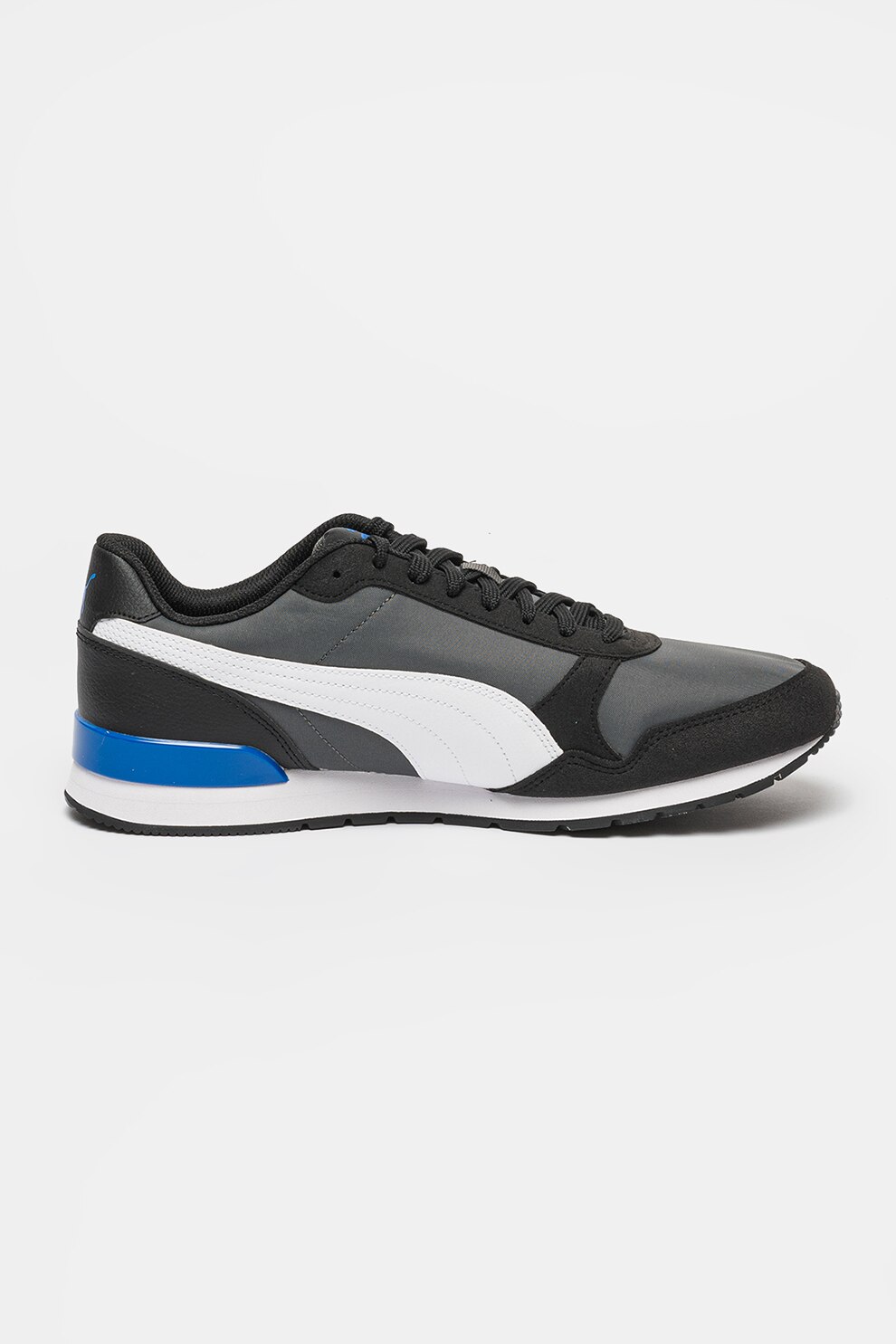 Puma, Pantofi sport cu garnituri contrastante ST Runner, Negru, Alb ...