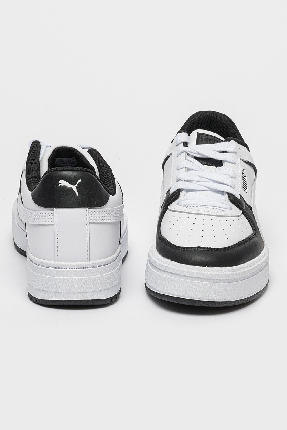 Puma, Pantofi sport cu sireturi CA Pro Retro, Negru, Alb, 8 - eMAG.ro