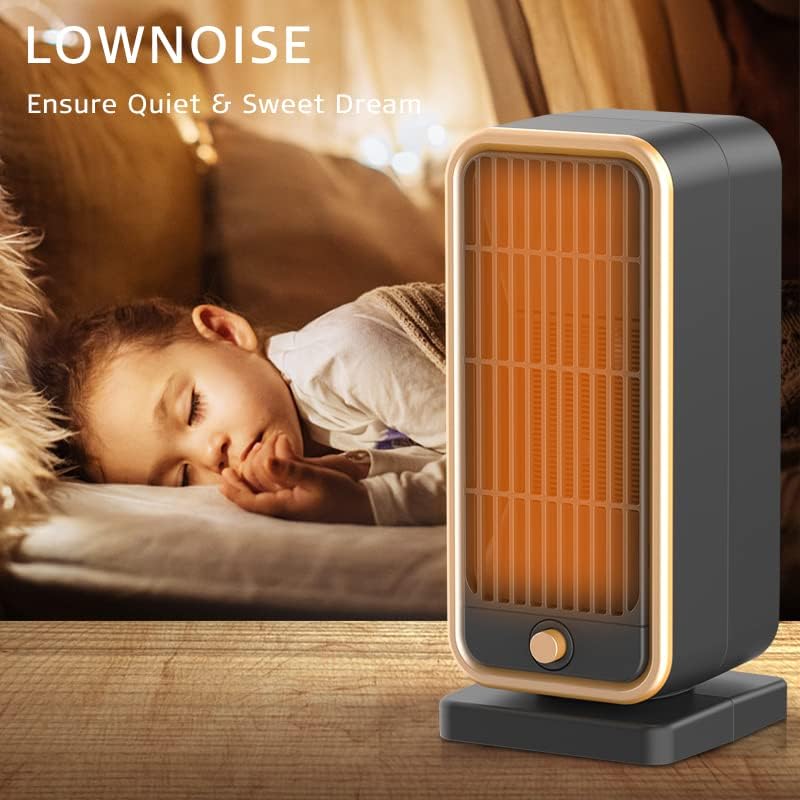 Incalzitor electric mini, 500W, silentios, protectie impotriva ...