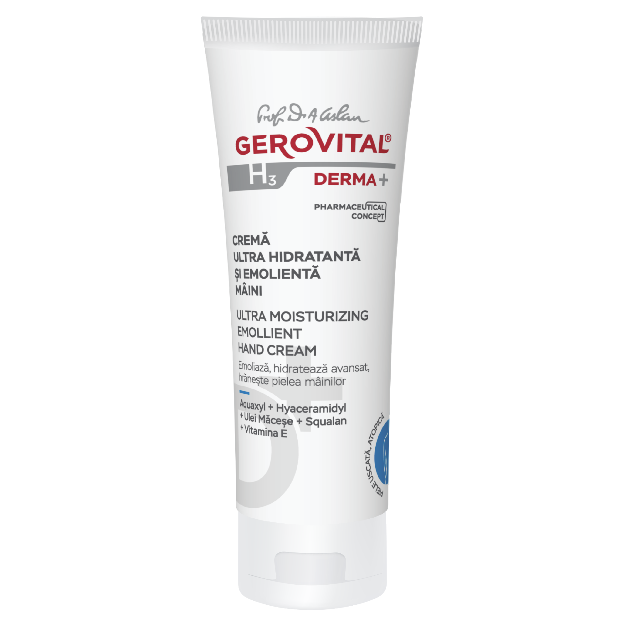 Crema de maini ultra hidratanta si emolienta Gerovital H3 Derma+, 100 ...