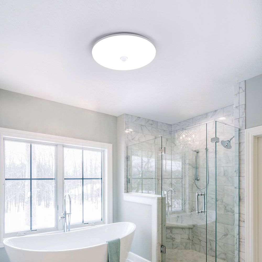 Plafoniera Cu Led, Goeco, 36w, 220v, 6500k, Diametru 23 Cm, Plastic ...