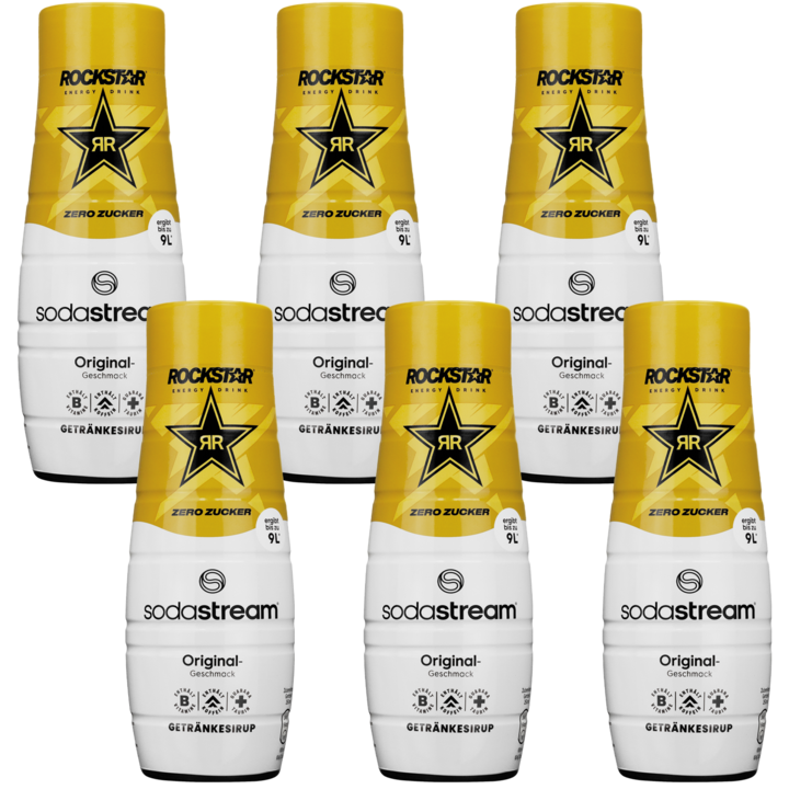 Szirup Sodastream Rockstar Original Zero, 440 ml, 6 db - eMAG.hu