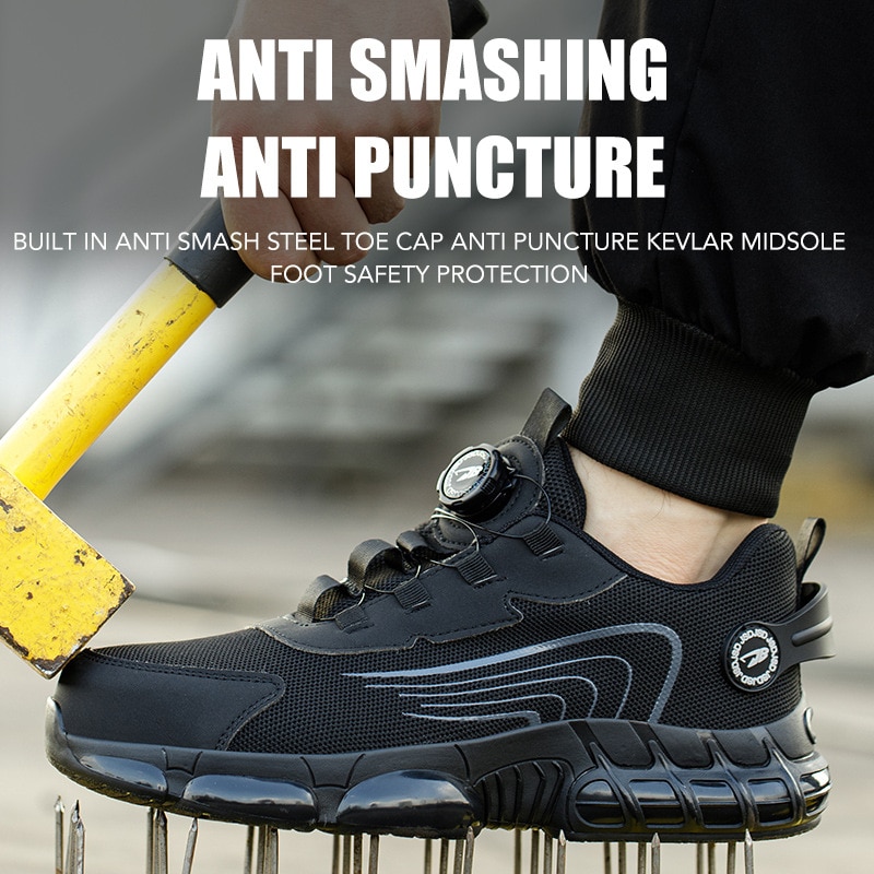 Pantofi de siguranta industriali cu varf de otel, anti-zparire ...