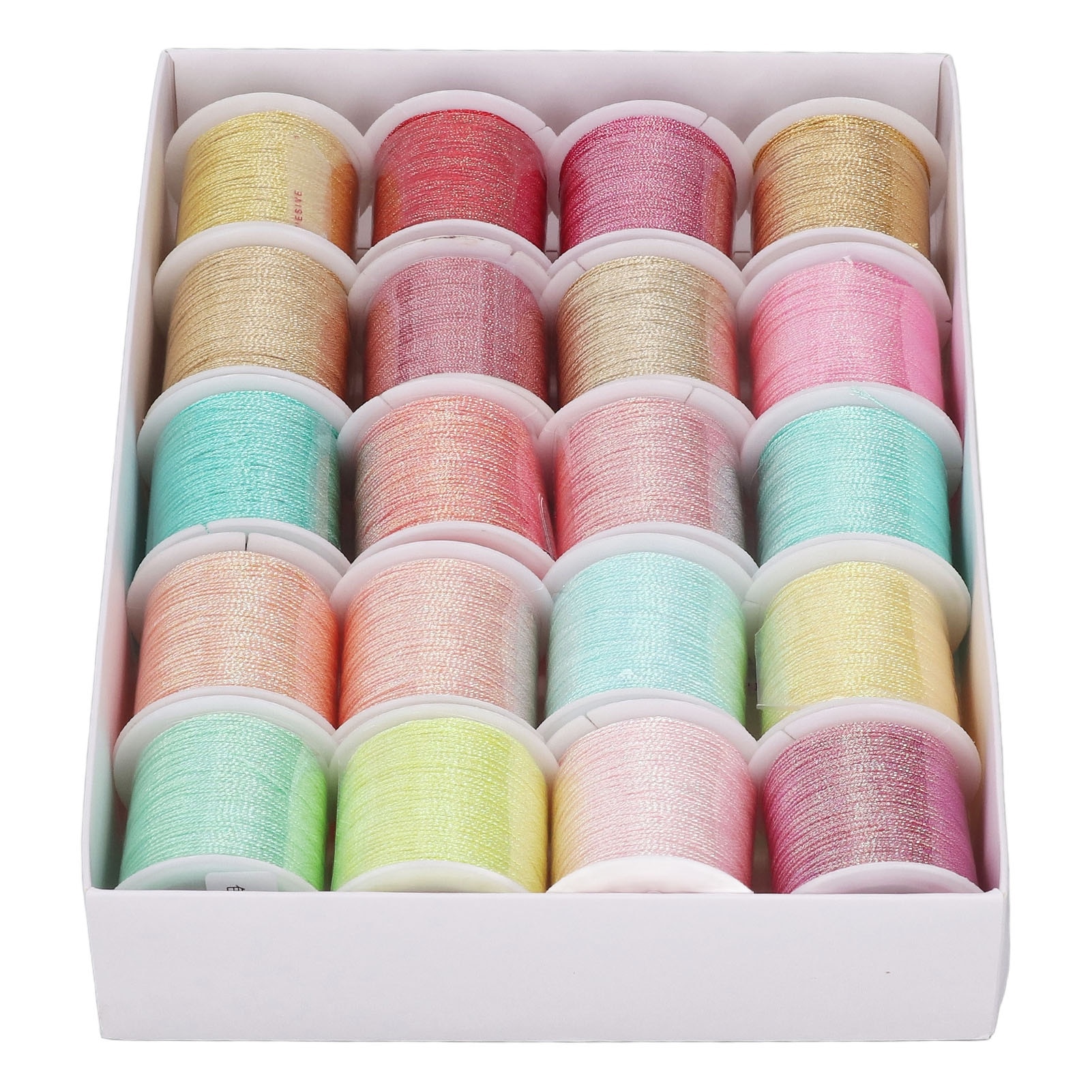 Set 20 Piese Fir Broderie Jormftte, Culori Stralucitoare, 9 Fire ...