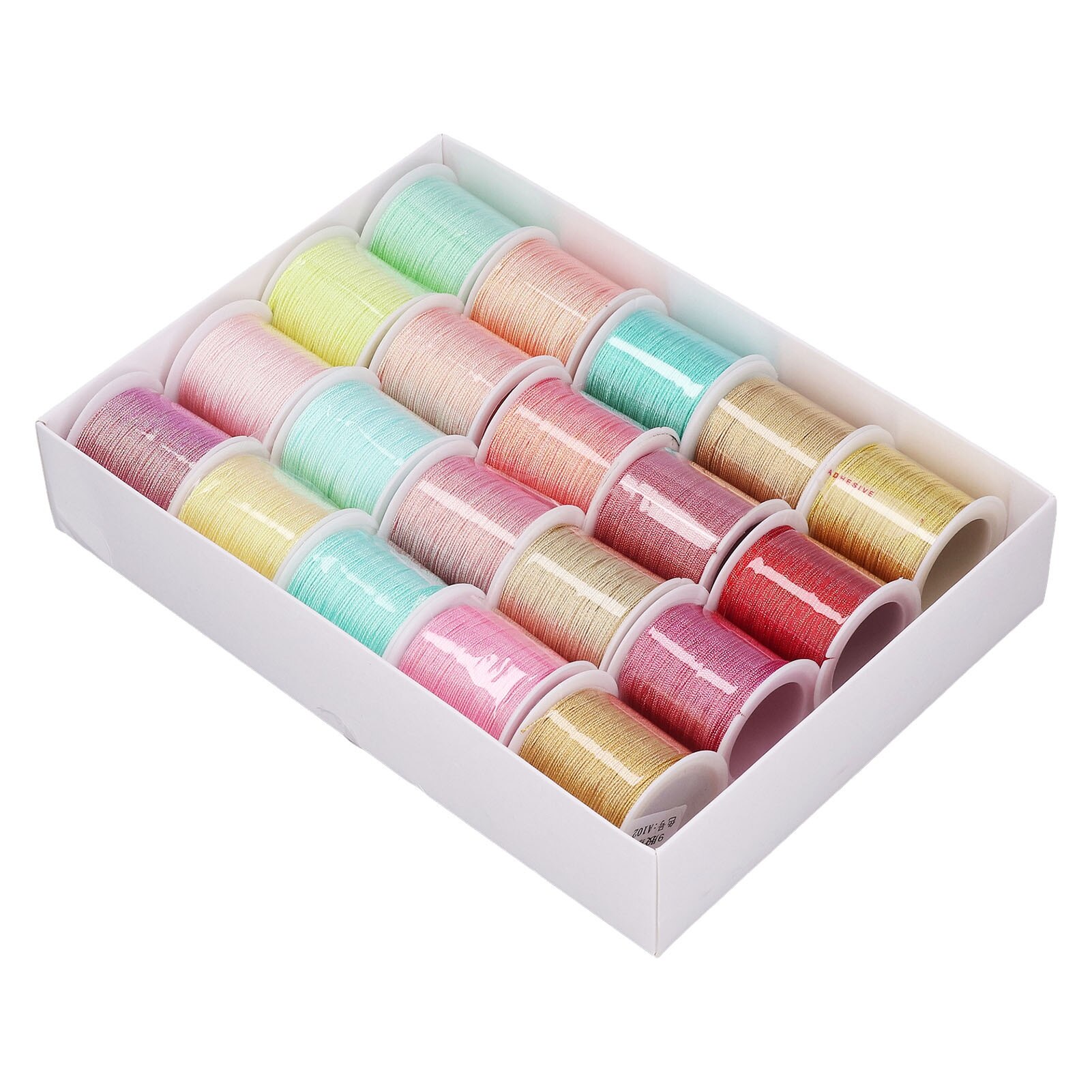 Set 20 Piese Fir Broderie Jormftte, Culori Stralucitoare, 9 Fire ...