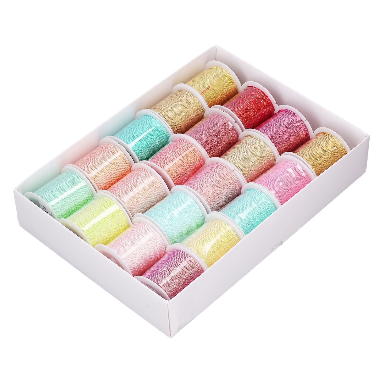 Set 20 Piese Fir Broderie Jormftte, Culori Stralucitoare, 9 Fire ...