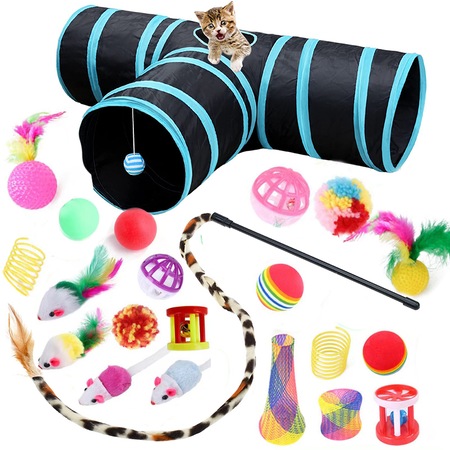 Set de 22 jucarii pentru pisici, Jucarii Interactive pentru Pisici ...