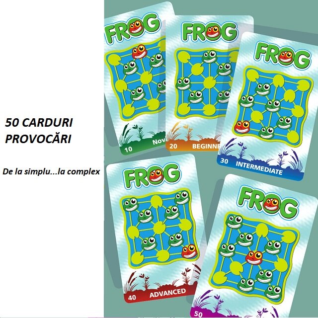 Joc de logica Frog Junior, Broscutele, joc de familie, copii 6 ani+ ...
