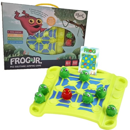Joc de logica Frog Junior, Broscutele, joc de familie, copii 6 ani+ ...