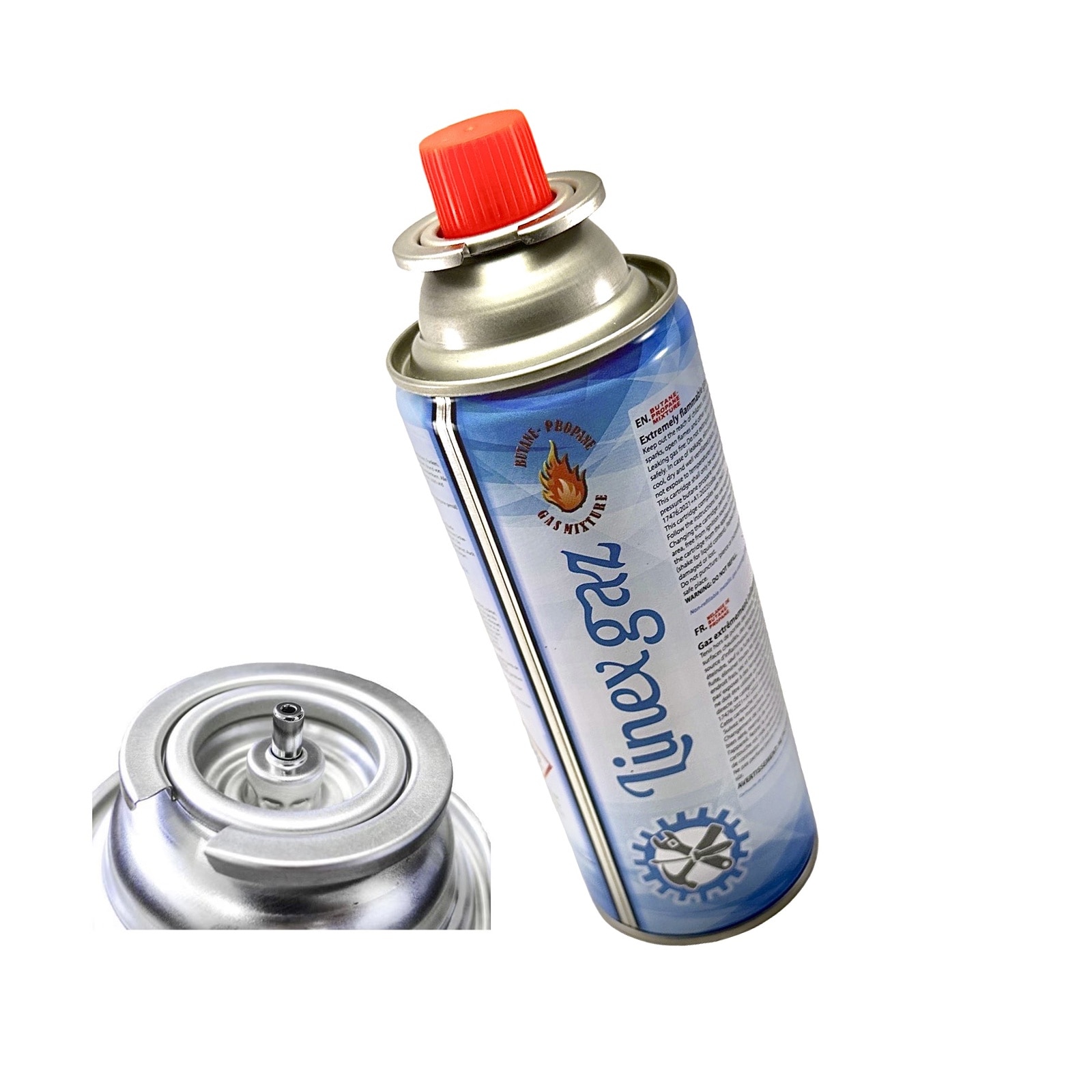 Set 4 rezerve spray gaz butan 227 grame, 400 ml compatibile aragaz ...