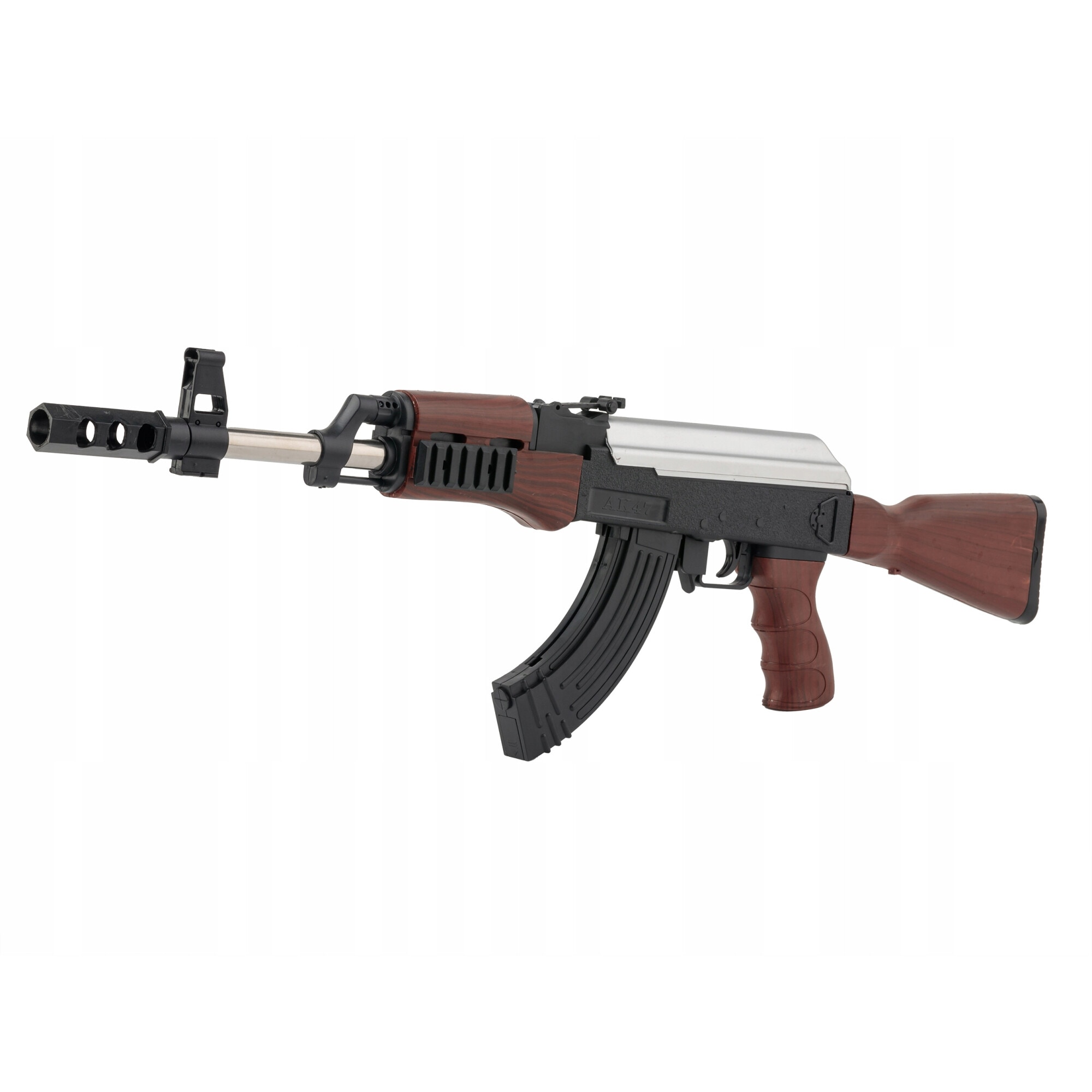 Pusca de jucarie AK47 Carabina, MAT Group, 800 bile, 64x18cm, plastic ...