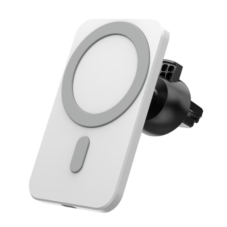 Suport Auto Magsafe, Incarcare Wireless, Compatibil cu iPhone, Alb ...