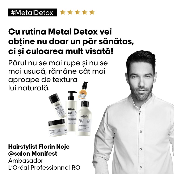 Pachet: Sampon L'Oréal Professionnel Serie Expert Metal Detox pentru ...
