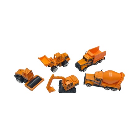 Set jucarii de colectie cu 5 masini pentru constructii Super Power ...