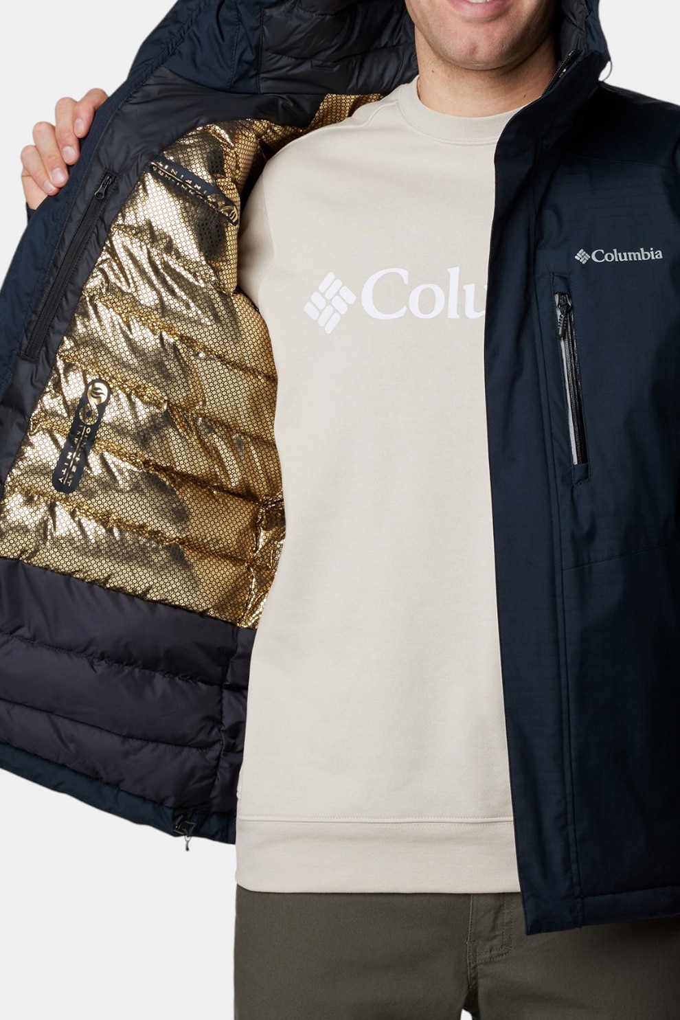 Columbia, Geaca cu izolatie pentru trekking Oak Harbor II, Negru, XL ...