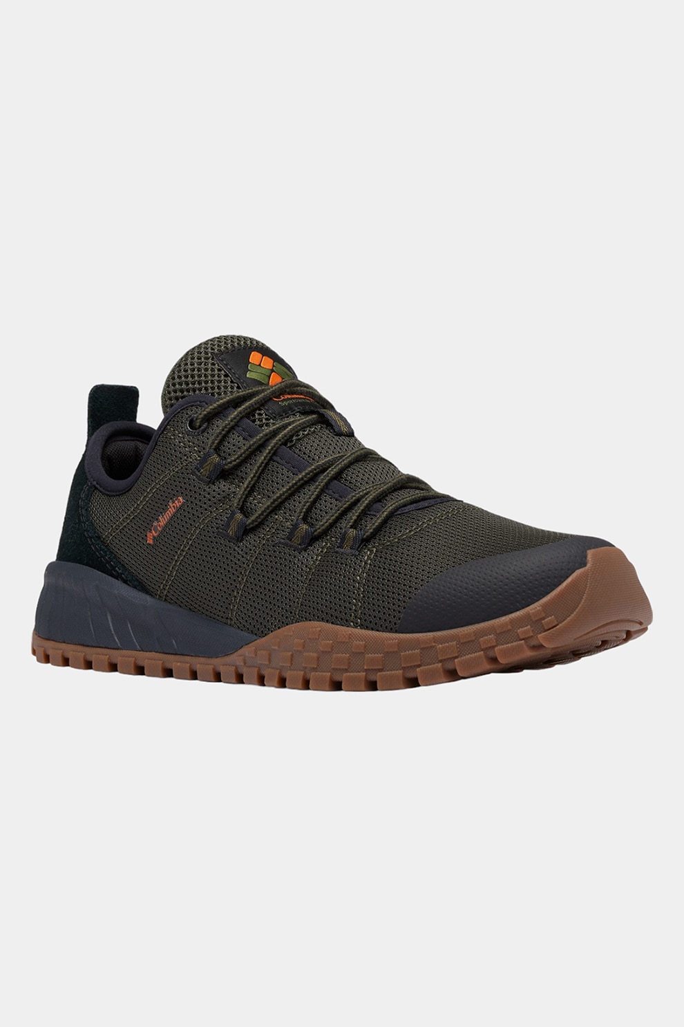 Columbia, Pantofi sport cu detalii din piele intoarsa Fairbanks, Verde ...