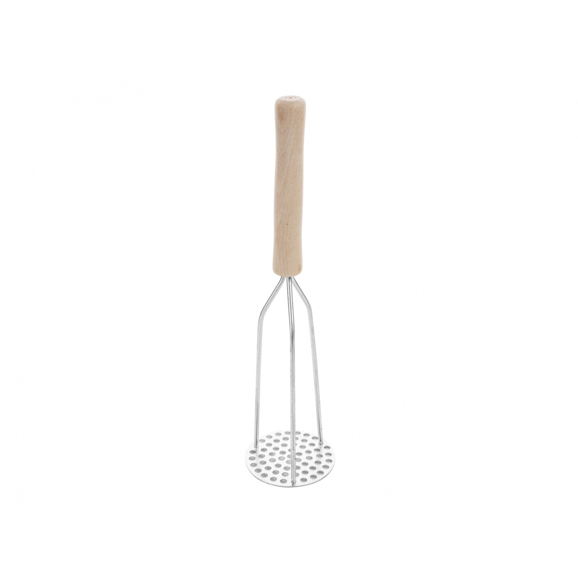 Presa pentru piure Florentyna, otel inoxidabil si maner din lemn, 32cm ...