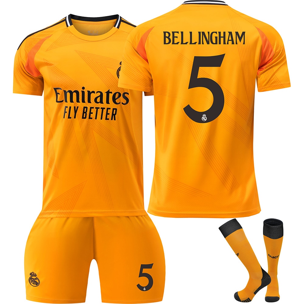 Echipament Sportiv Copii Real Madrid Bellingham Fotbal Tricou, YSHT ...