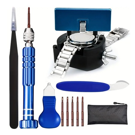 Set scule reparat ceasuri 12 piese, unelte desfacere, ajustabile ...