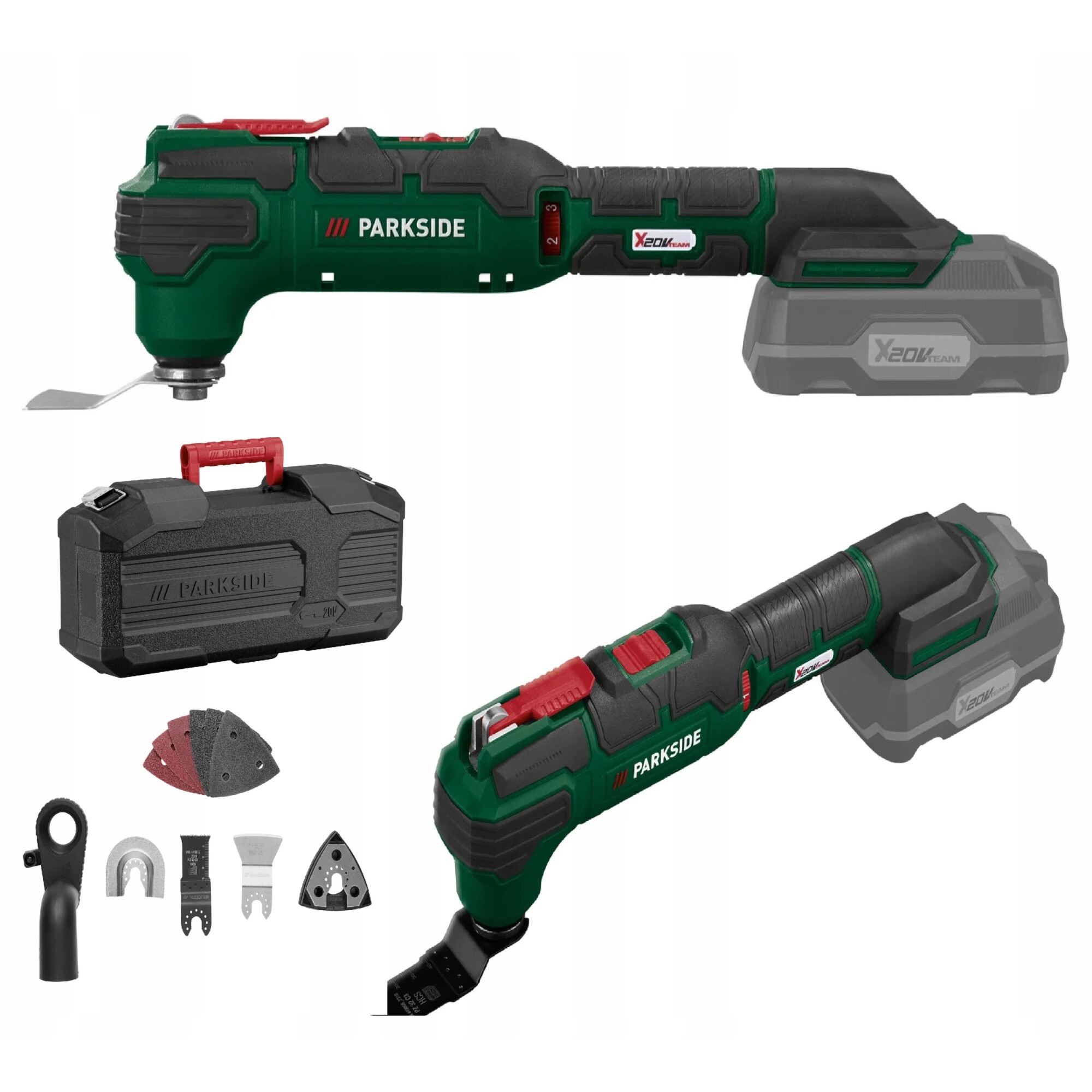 Unealta multifunctionala cu accesorii PARKSIDE® (fara baterie si ...