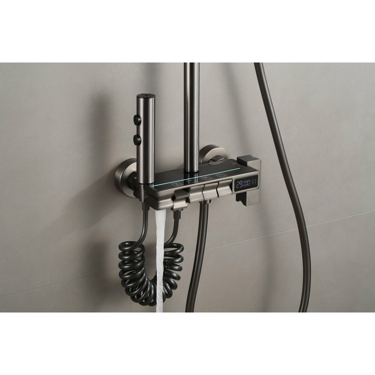 Set dus multifunctional cu termostat integrat si afisaj de tip ...