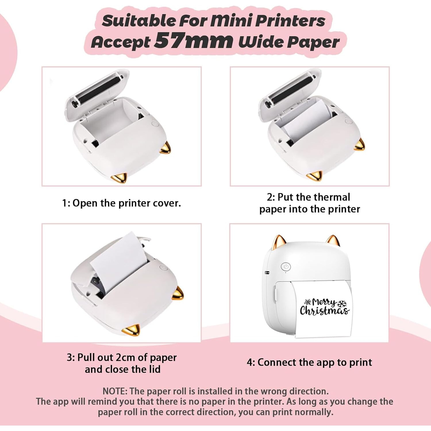 Set 5 Role hartie termica pentru aparate foto cu printare instant si ...