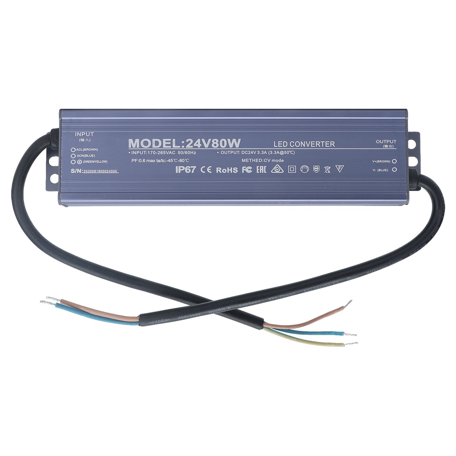 Sursa de alimentare impermeabila IP67 LED Enforose, Transformator ...