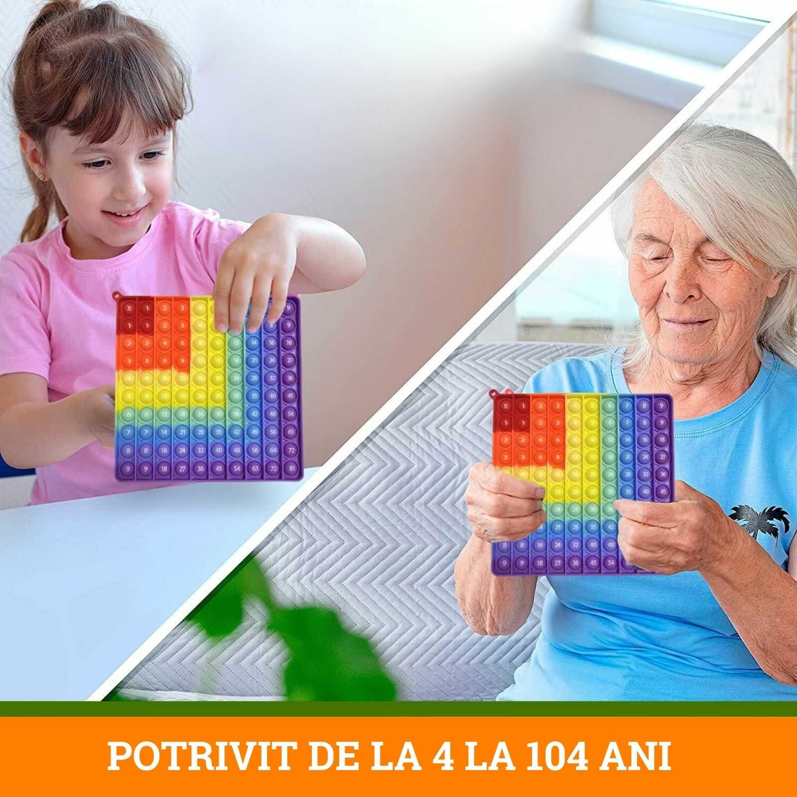 Jucarie Pop It patrat, MicoStore®, pentru clasa pregatitoare, la ...