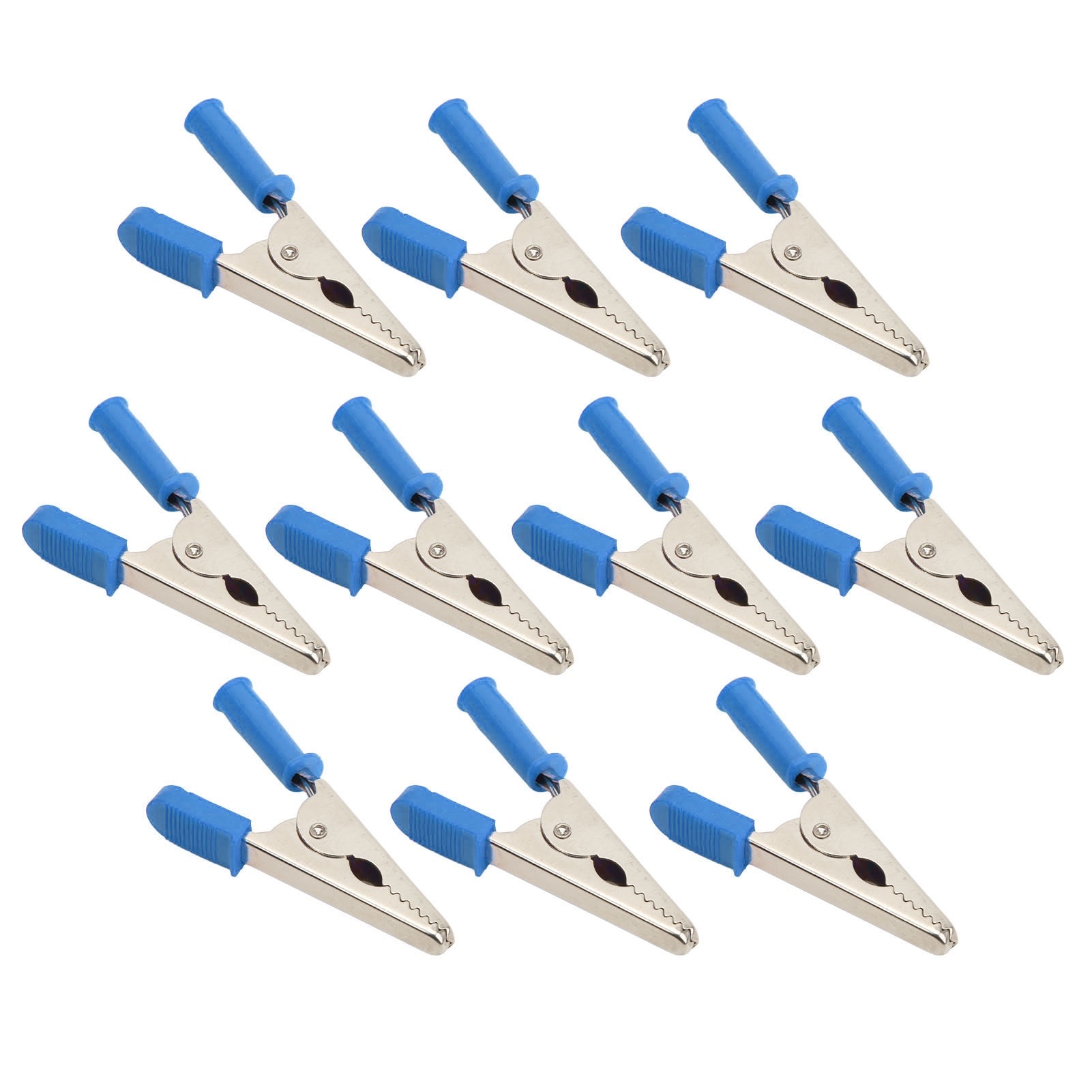 Set 10 cleme crocodil Enforose J.60047 20mm, alama, PVC, 30A, 3000V ...