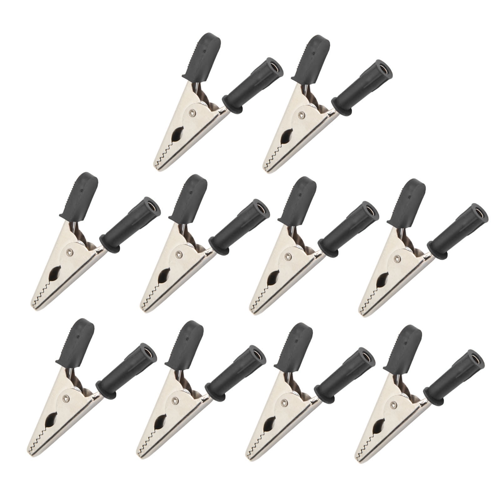 Set 10 cleme crocodil Enforose J.60047 20mm, alama, PVC, 30A, 3000V ...
