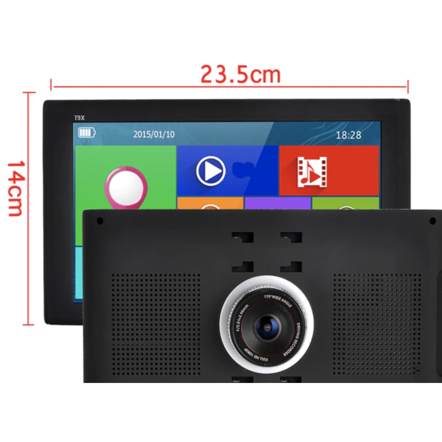 Sistem profesional de navigatie GPS Camioane, NaviTruck T9X, 16 GB, 9 ...
