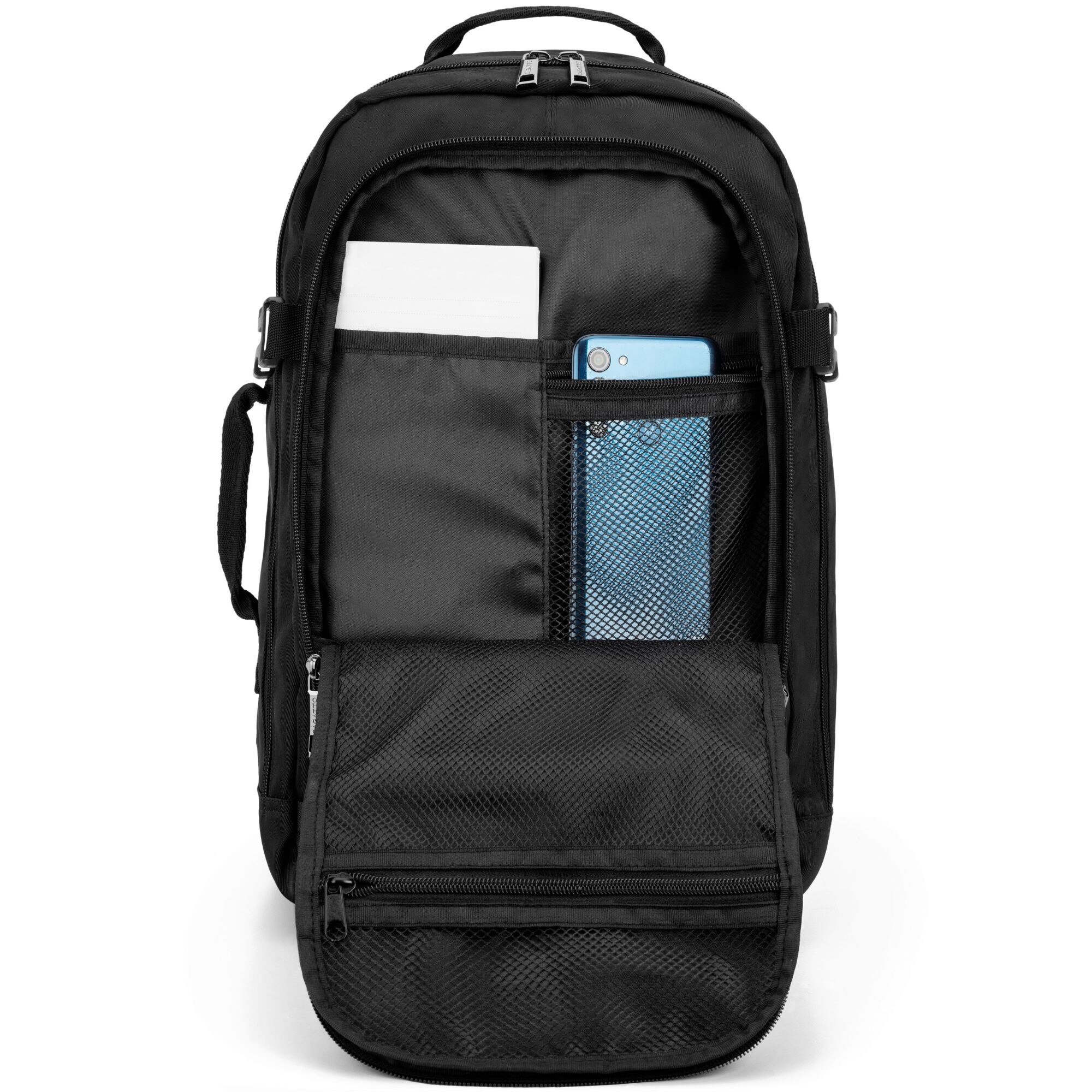 Rucsac de voiaj, Gri, Zagatto,40x20x25 cm, 20L, Compatibil Ryanair ...