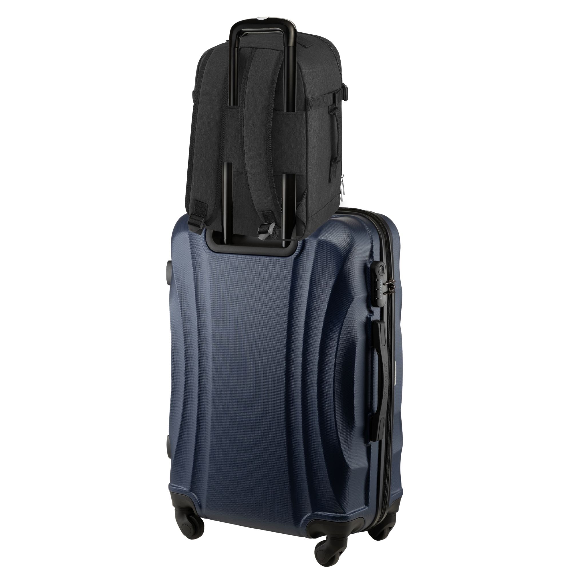 Rucsac de voiaj, Gri, Zagatto,40x20x25 cm, 20L, Compatibil Ryanair ...