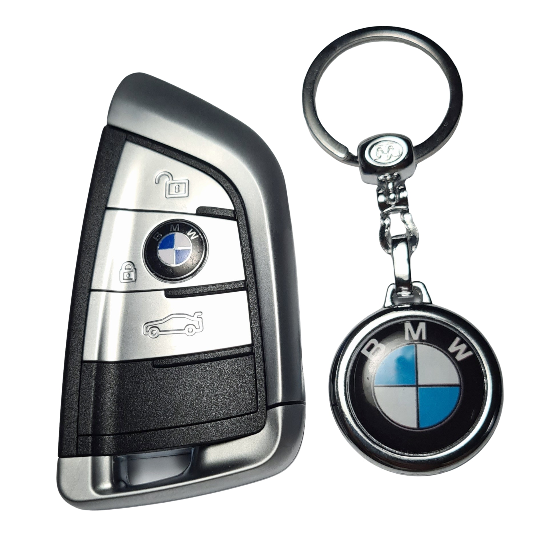 Carcasa Cheie 3 Butoane Silver BMW ///M X5 X6 F15 F16 F48 F45 F46 G11 ...