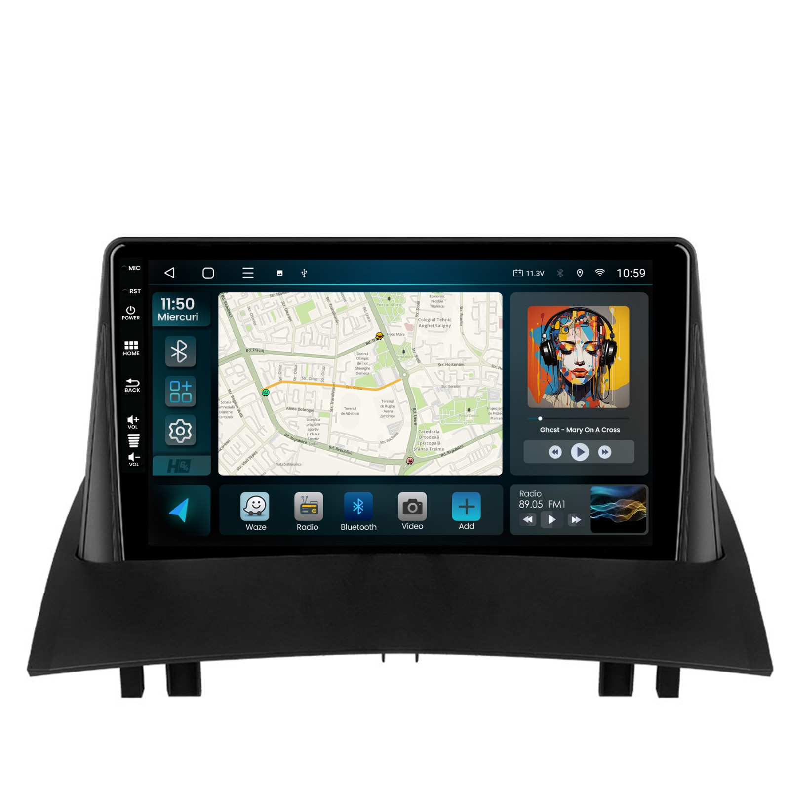 Navigatie Renault Megane 2 (2002-2009), 2GB RAM, 64GB ROM, Android, GPS ...