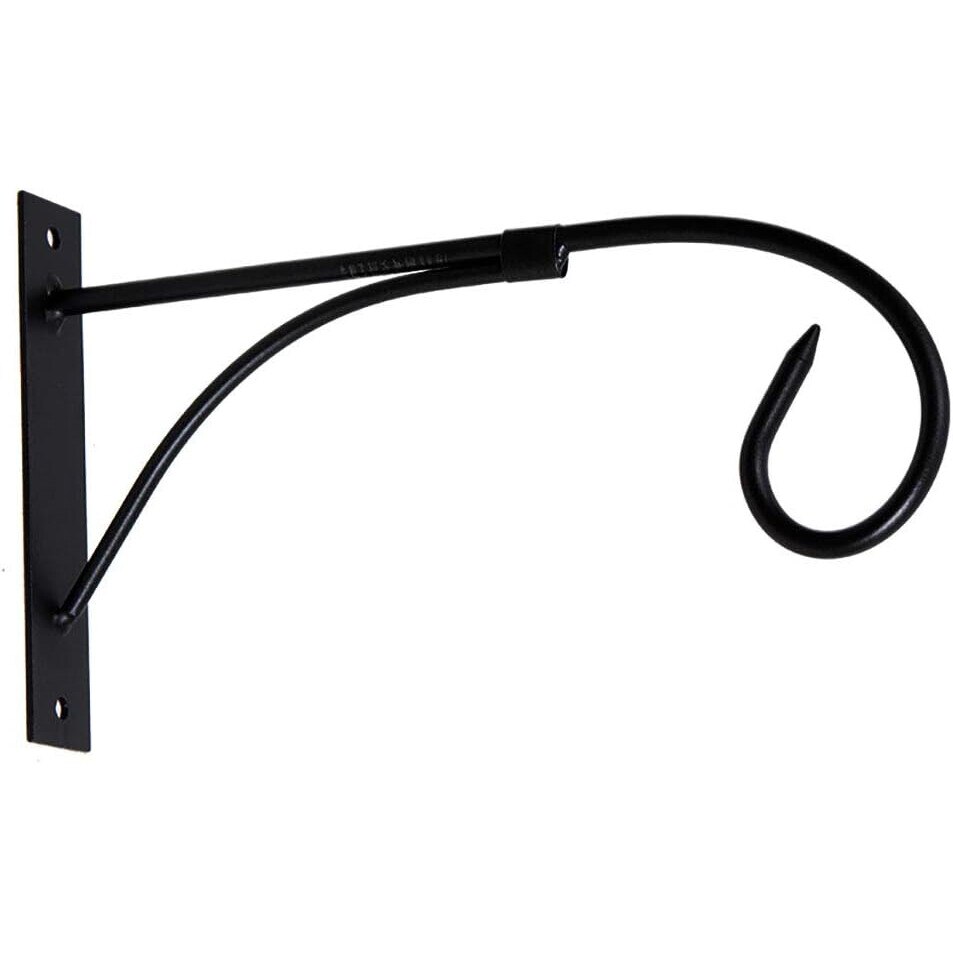 Carlig de perete din metal, Cozevdnt, 26x15.5x3cm, negru, pentru agata ...