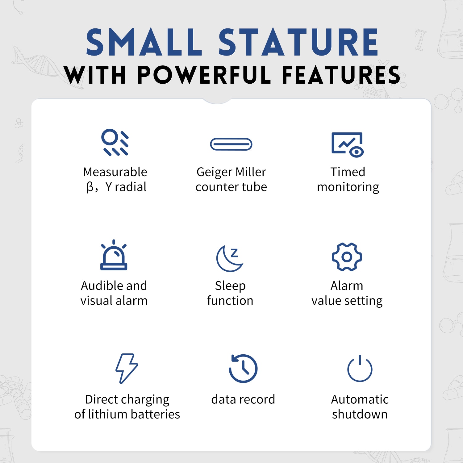 Detector de radiatii nucleare GC-02, Chigoods, contor Geiger Muller ...