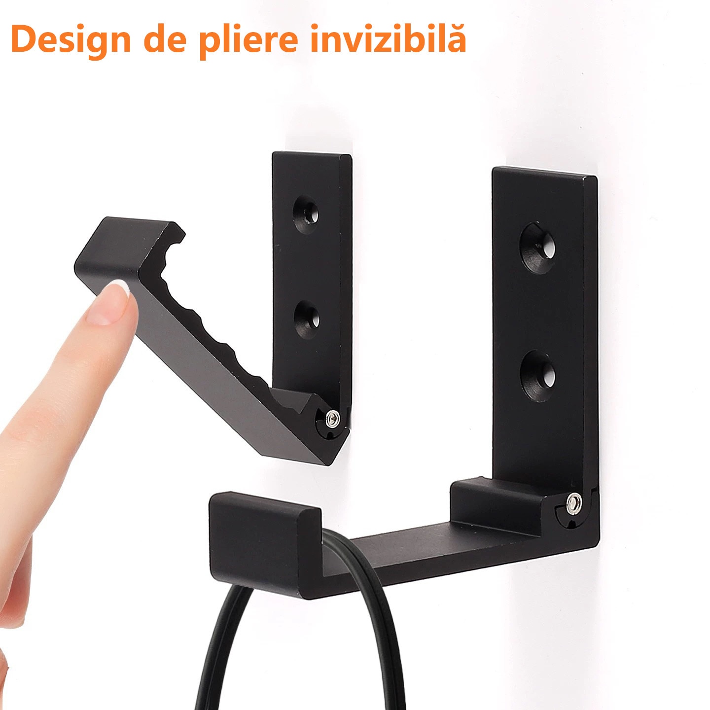 Set 6 cuiere pliabile, Aluminiu, 12 Suruburi, 90 de grade pliabil ...