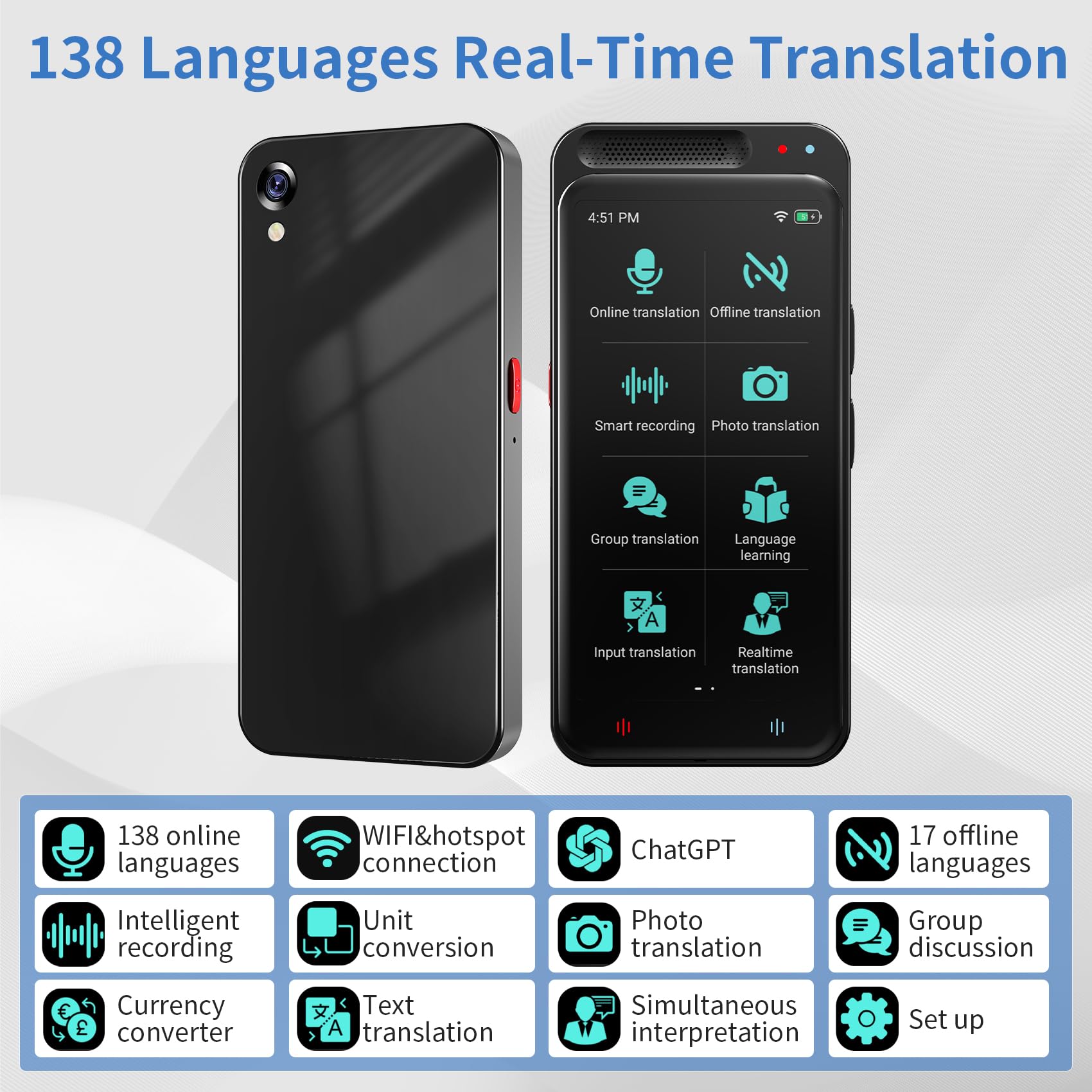 Dispozitiv de traducere a limbii, traducere instantanee de inalta ...