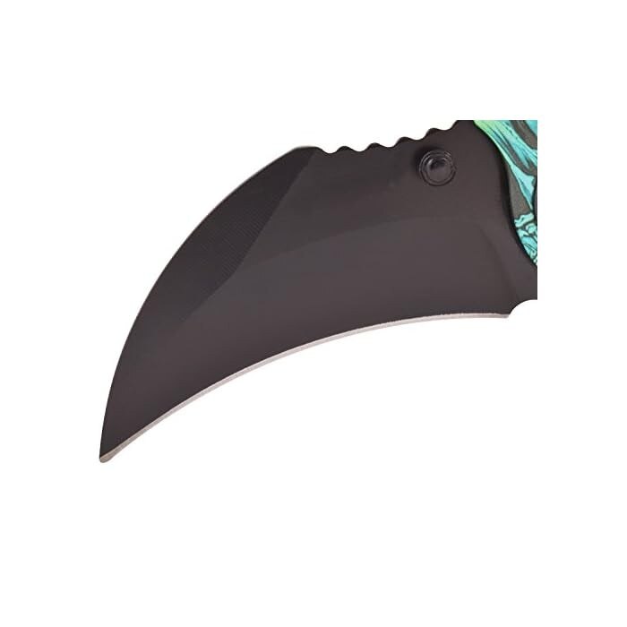 Briceag Karambit Columbia, Model Cap Sarpe, Deschidere Manuala ...