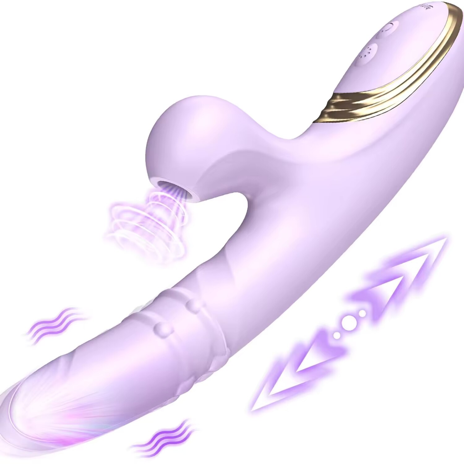 Vibrator Dildo De Inalta Performanta Cu Aspiratie Pentru Clitoris Si Stimulare Duala Creat