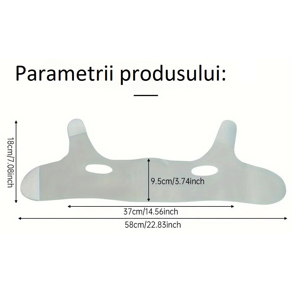 Masca lifting facial ESensio V-Neck Line pentru conturare fata, barbie ...