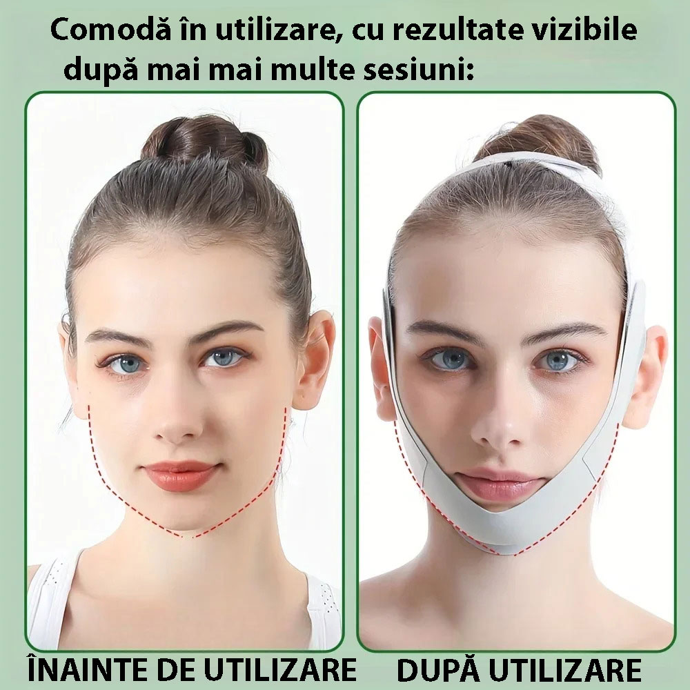 Masca lifting facial ESensio V-Neck Line pentru conturare fata, barbie ...